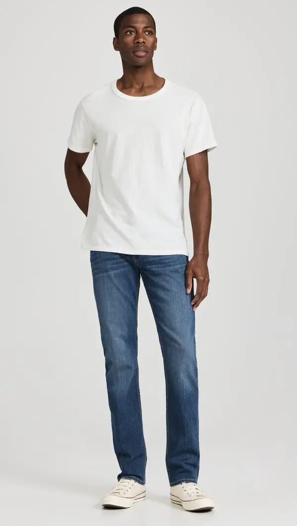 Paige Normandie Transcend Straight Jeans - Birch