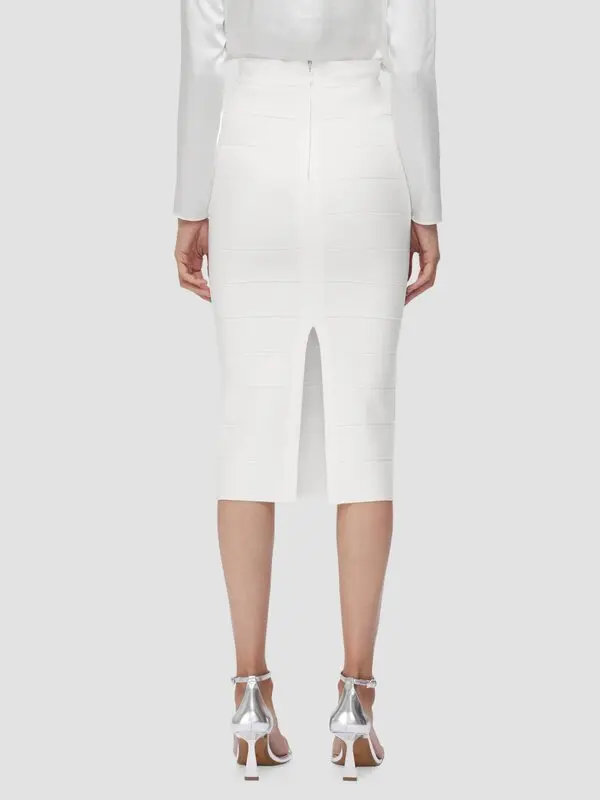 Herve Leger Icon Bandage Pencil Midi-skirt
