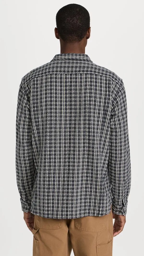 CORRIDOR Reverse Tweed Check Button Down