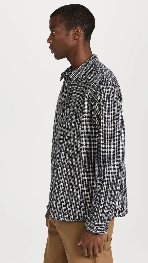 CORRIDOR Reverse Tweed Check Button Down