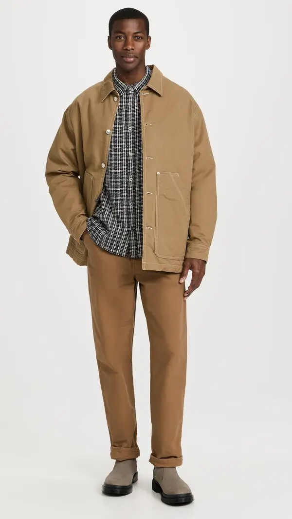 CORRIDOR Reverse Tweed Check Button Down