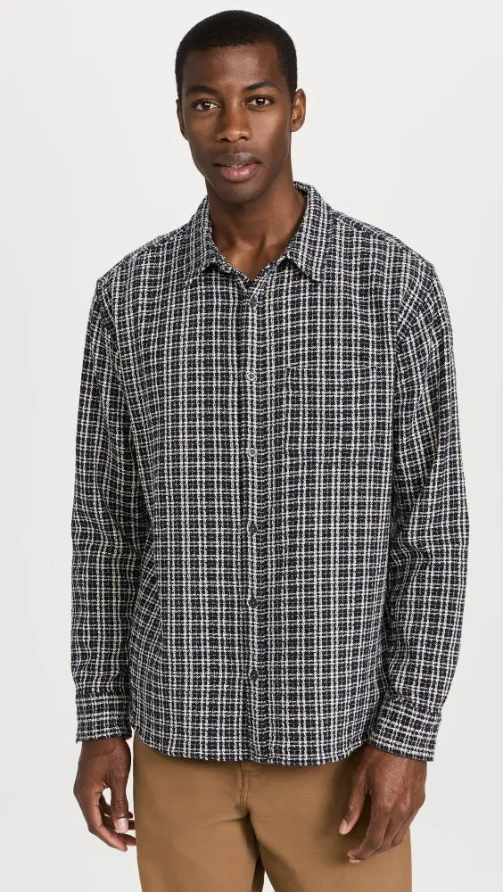 CORRIDOR Reverse Tweed Check Button Down