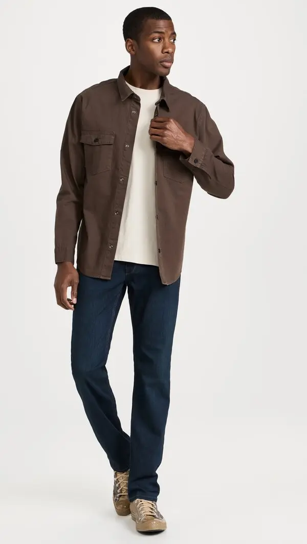 Paige Normandie Transcend Straight Jeans - Cellar