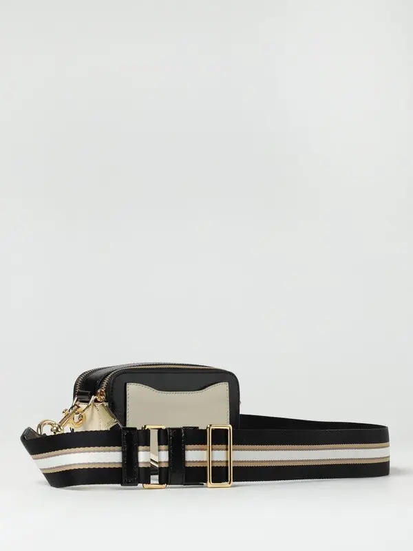 Marc Jacobs The Snapshot Bag In Saffiano Leather - Beige