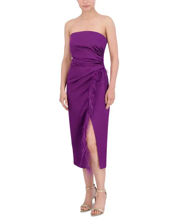 bcbgmaxazria purple dress BCBG MAX AZRIA Purple Dress Sz xs v neck
