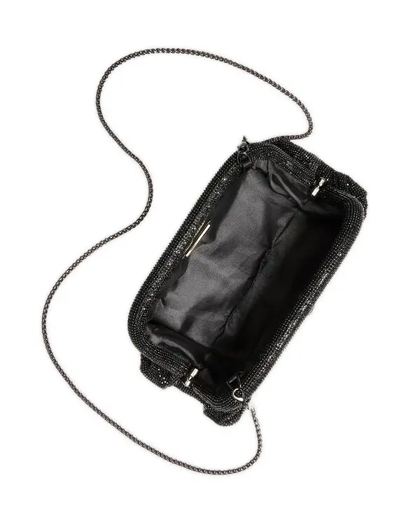 Aqua Irina Evening Clutch - Black
