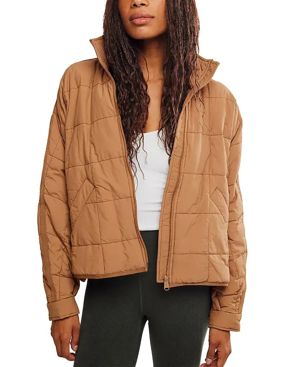 Free People Pippa Packable Puffer Jacket - Twig
