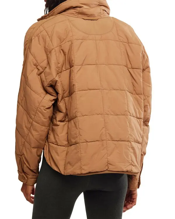 Free People Pippa Packable Puffer Jacket - Twig