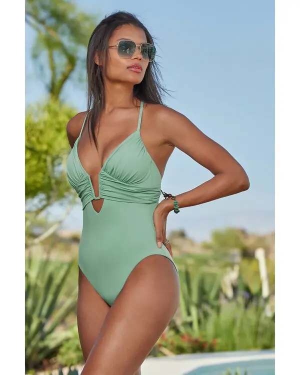 Becca By Rebecca Virtue Color Code Bristol Plunge One Piece