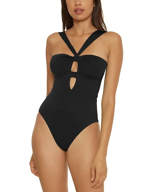 BECCA By Rebecca Virtue Color Code Rylie One-piece Swimsuit - Black