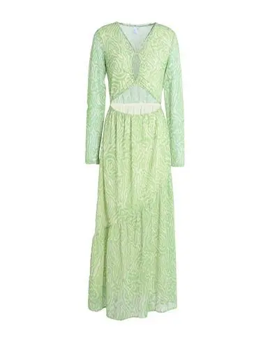 slim fit dress slacks Asymmetric Ruched Mini Dress Acid Green main image 1