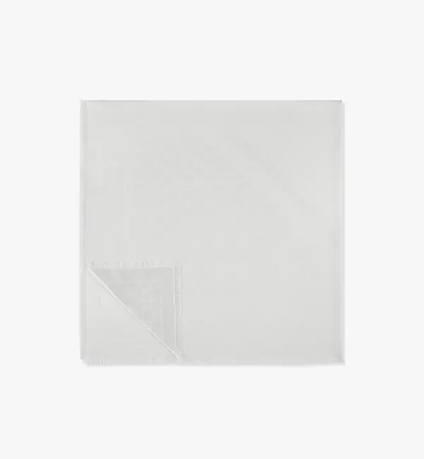 Mcm Diamond Logo Jacquard Shawl - Ivory