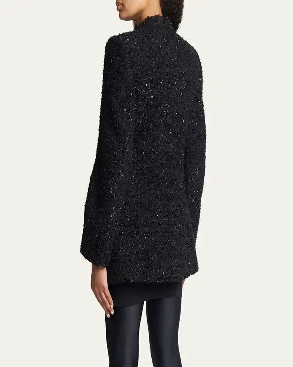 Balenciaga Boucle Hourglass Coat