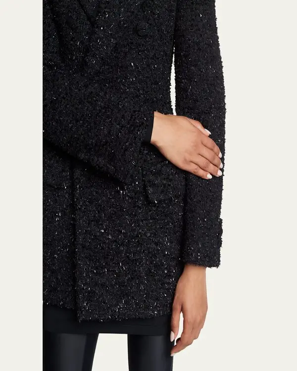 Balenciaga Boucle Hourglass Coat