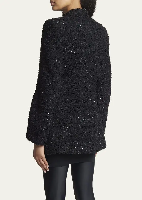 Balenciaga Boucle Hourglass Coat