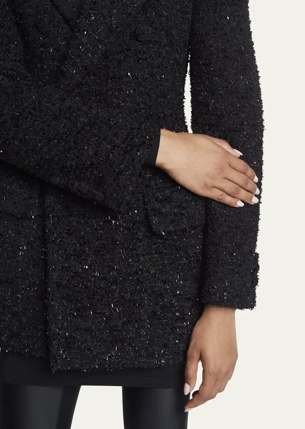 Balenciaga Boucle Hourglass Coat