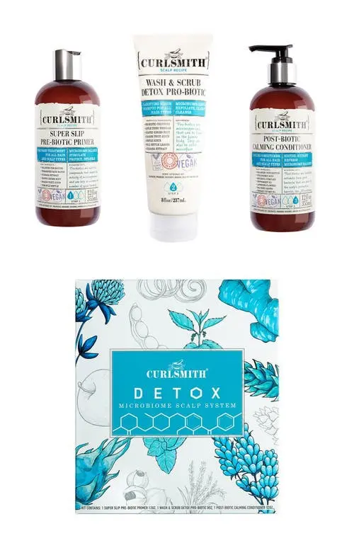 CURLSMITH Detox Microbiome Scalp Hair Care Set - No Color