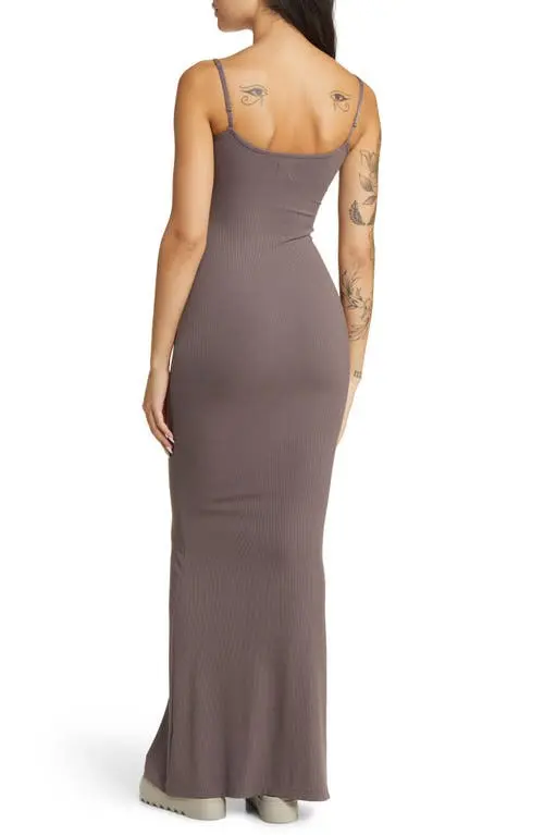 Boys Lie Straight Flush Rib Maxi Dress In Taupe - 60% Off | Editorialist