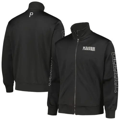 PLEASURES Pittsburgh Pirates Pitcher Full-zip Track Jacket