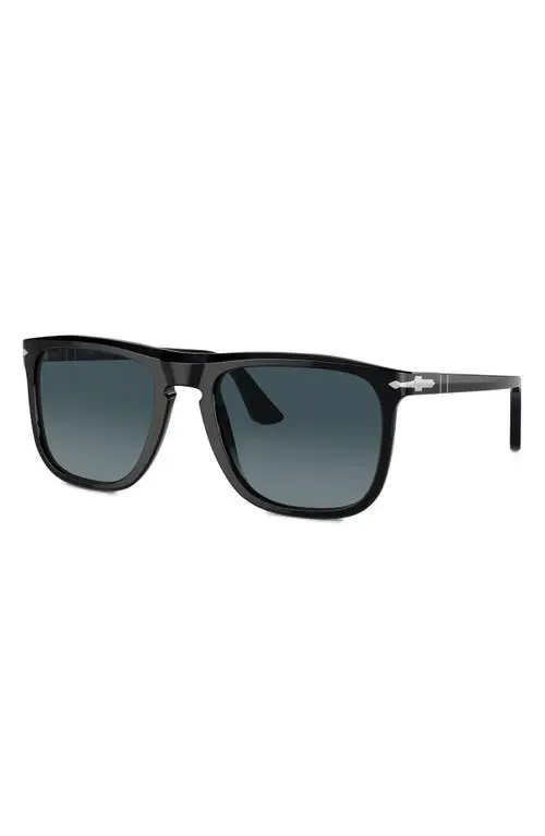 Persol 57mm Polarized Sunglasses - Black