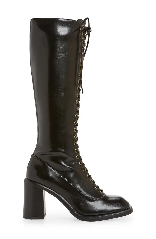 Jeffrey Campbell Engage Lace-up Knee High Boot