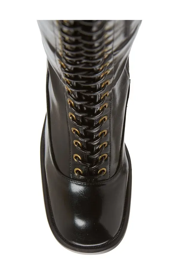 Jeffrey Campbell Engage Lace-up Knee High Boot