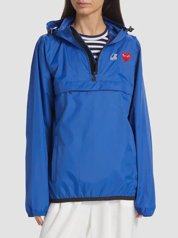 Play Comme Des Garcon K-way Quarter-zip Jacket