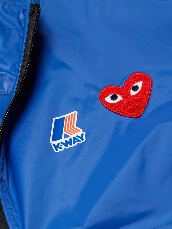 Play Comme Des Garcon K-way Quarter-zip Jacket