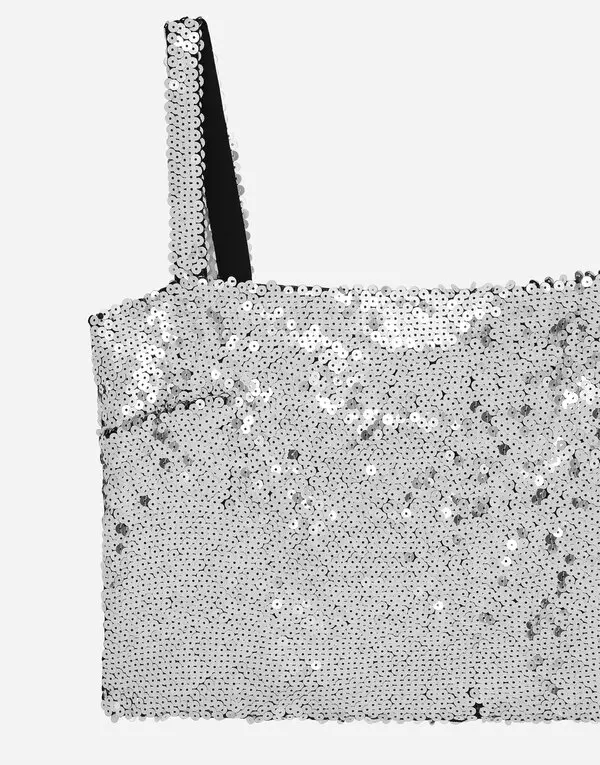 Dolce & Gabbana Sequined Crop Top
