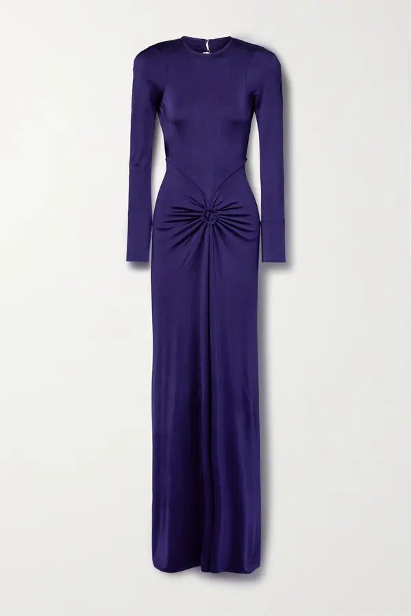 Victoria Beckham Open-back Gathered Gown