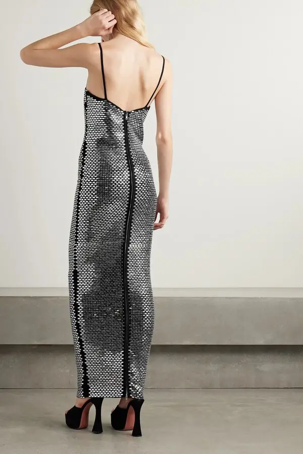 Retrofete Kyree Crystal-Embellished Maxi Dress In Black - 50% Off |  Editorialist