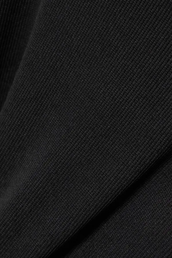 Christopher Esber One-sleeve Twisted Ribbed-knit Top