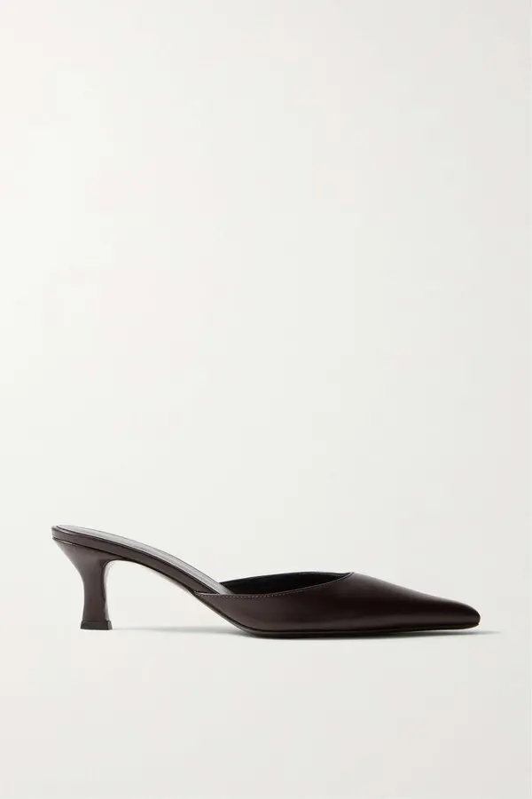 THE ROW Cybil Leather Mules