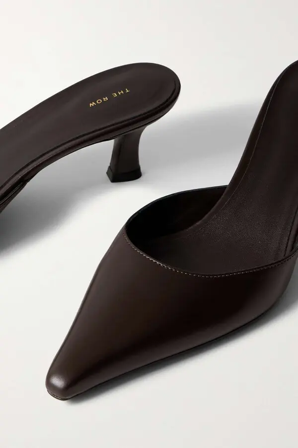 THE ROW Cybil Leather Mules