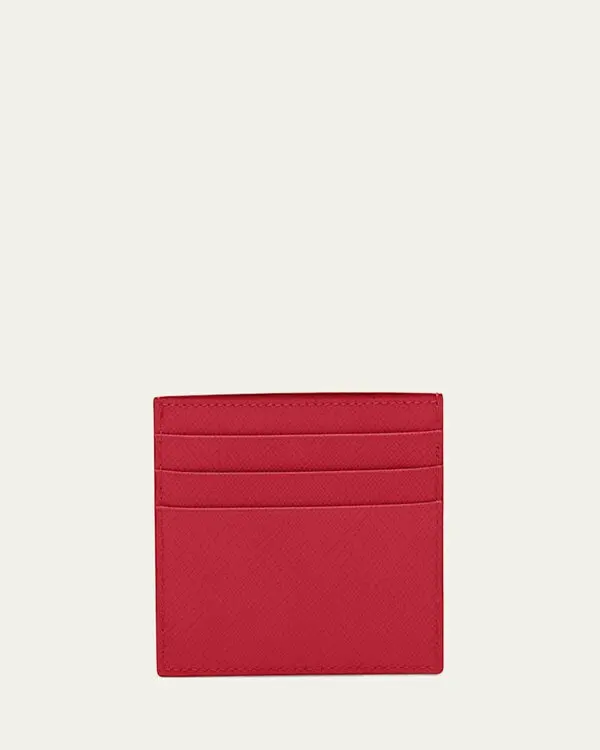 Prada Saffiano Leather Card Case - Nero