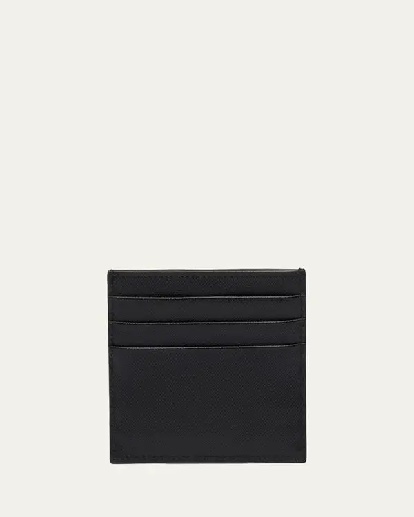 Prada Saffiano Leather Card Case - Nero