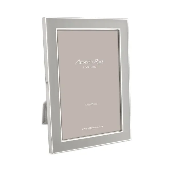 ADDISON ROSS Chiffon Enamel Picture Frame, 5 X 7 - Gray