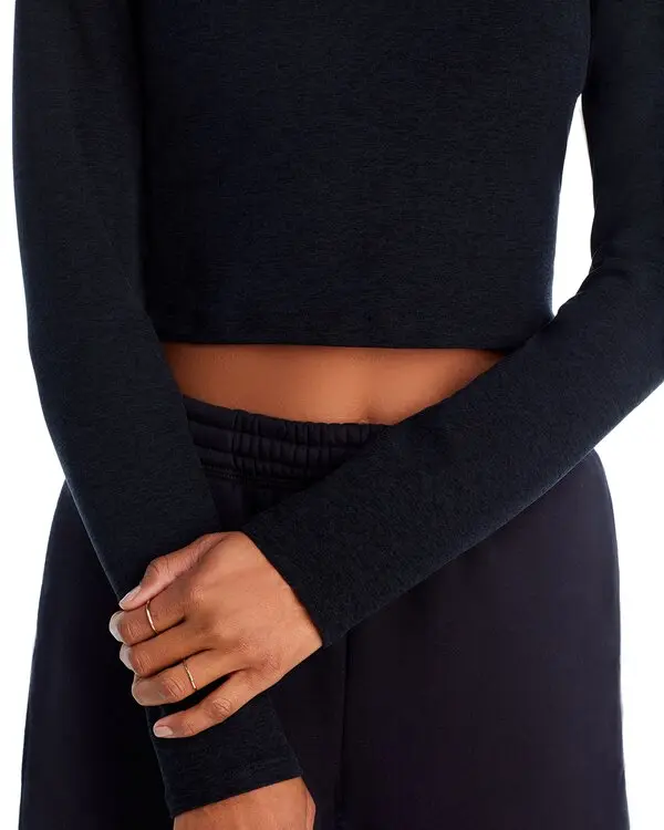 Beyond Yoga Spacedye Enlightened Cropped Pullover Top