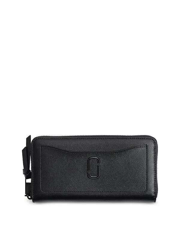 Marc Jacobs The Utility Snapshot Tonal Continental Wallet - Black/shiny Black