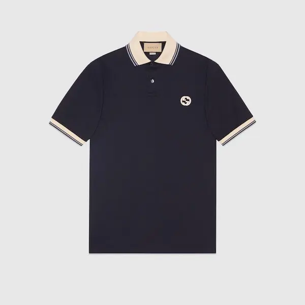 Gucci Cotton Polo Shirt With Interlocking G Ready-to-wear