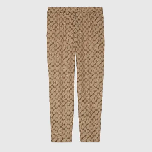 Gucci Gg Canvas Jogging Pant - Beige