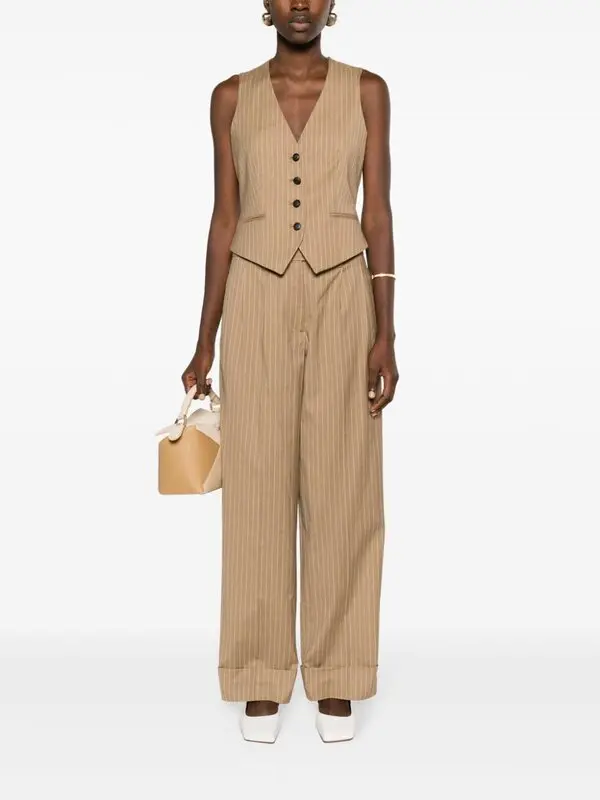 Rag & Bone Priya Pinstriped Vest