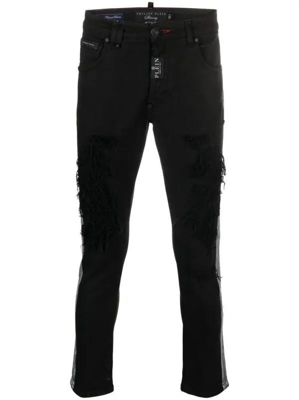 Philipp Plein Stripe-detail Skinny Jeans