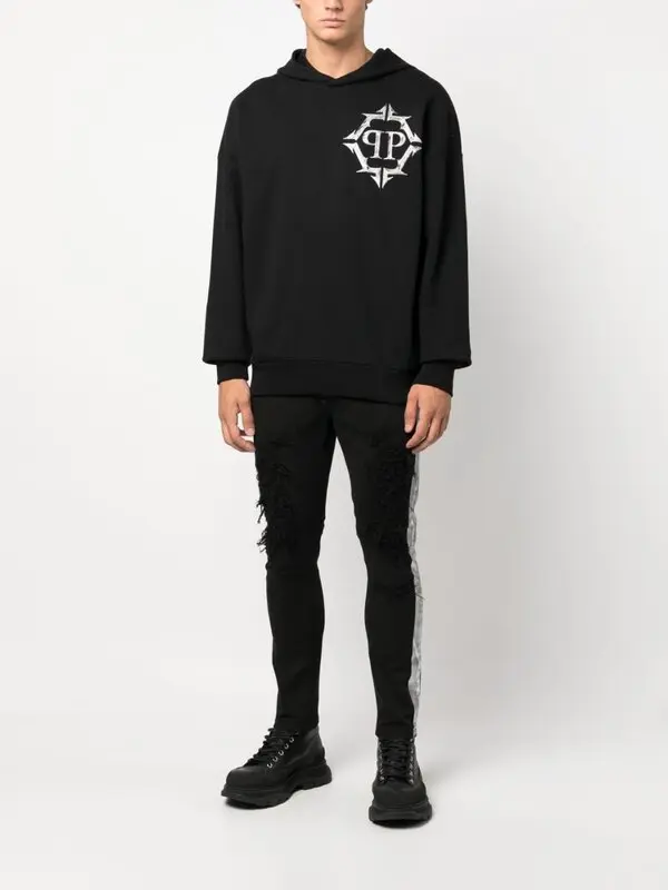 Philipp Plein Stripe-detail Skinny Jeans