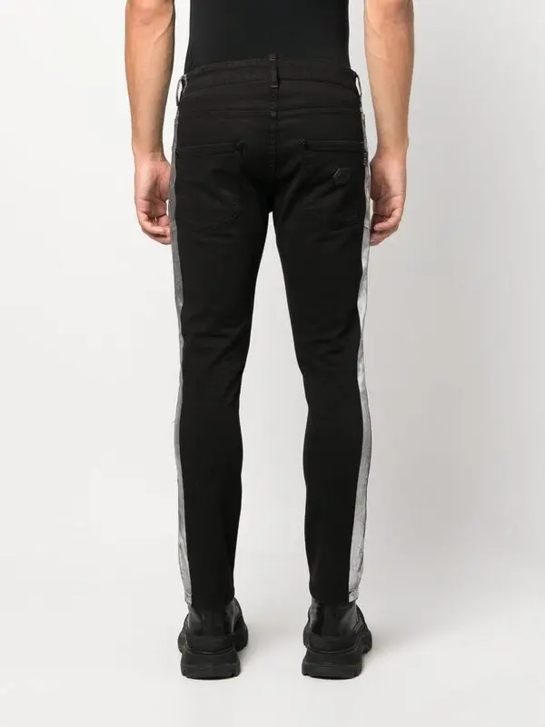 Philipp Plein Stripe-detail Skinny Jeans