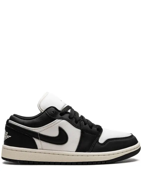 JORDAN Air 1 Low Vintage Panda Sneakers - Black