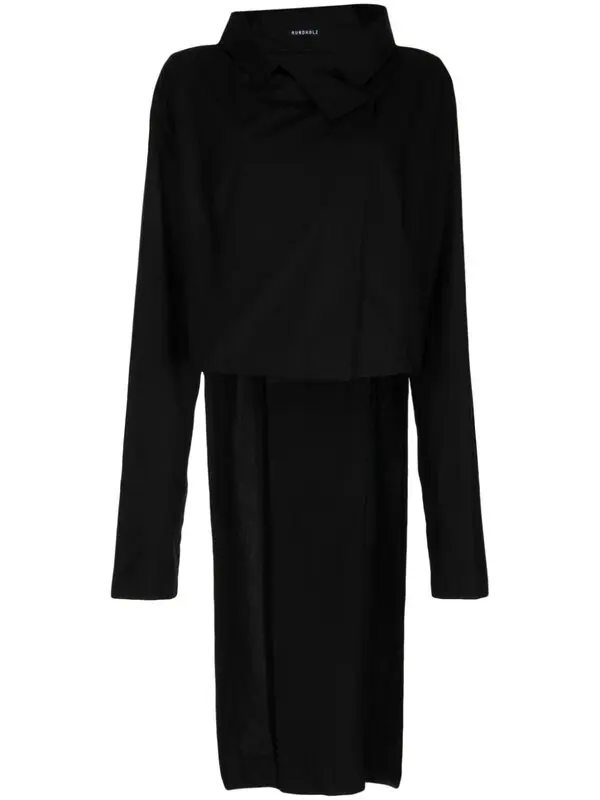 RUNDHOLZ Asymmetric Cotton Shirt