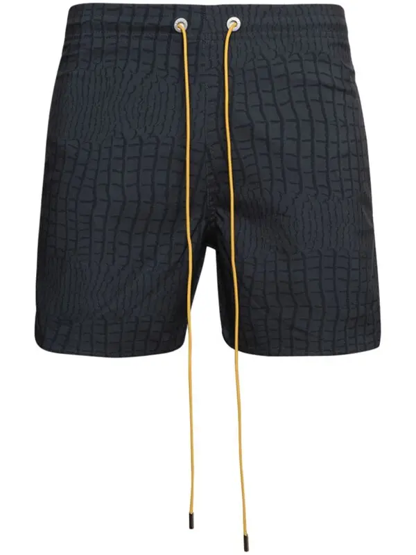 Rhude Animal-print Swim Shorts