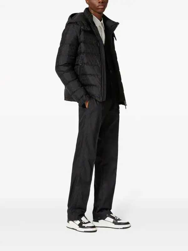 Valentino Garavani Toile Iconographe Padded Jacket - Black