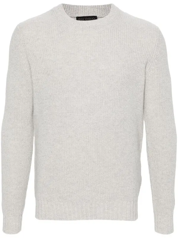 DELL'OGLIO Crew-neck Wool Blend Jumper